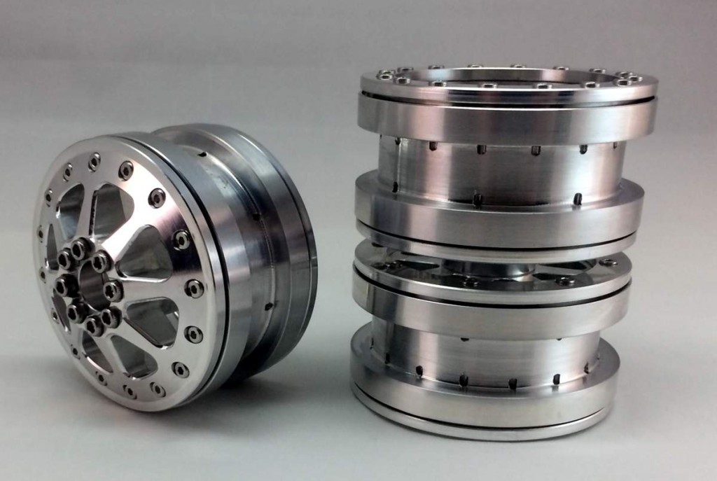 Motoworx 2.2 Dually 8 Spoke RC Wheel Set Raw Finish