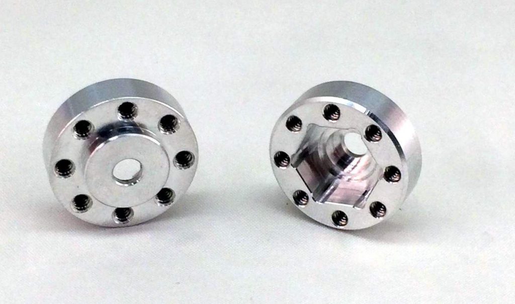 8 Hole Detachable Hex Hub For 4-40 Screws