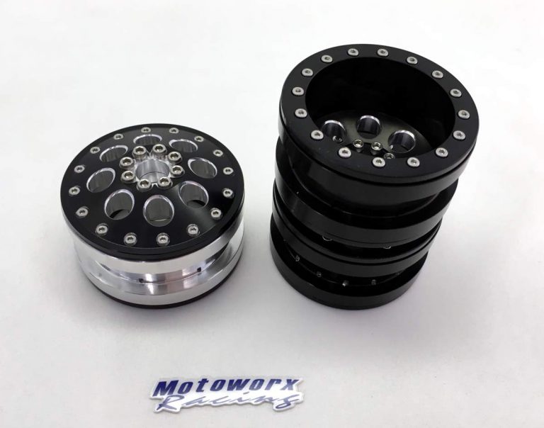 Motoworx 2.2 Dually 8 Hole RC Wheel Set Black