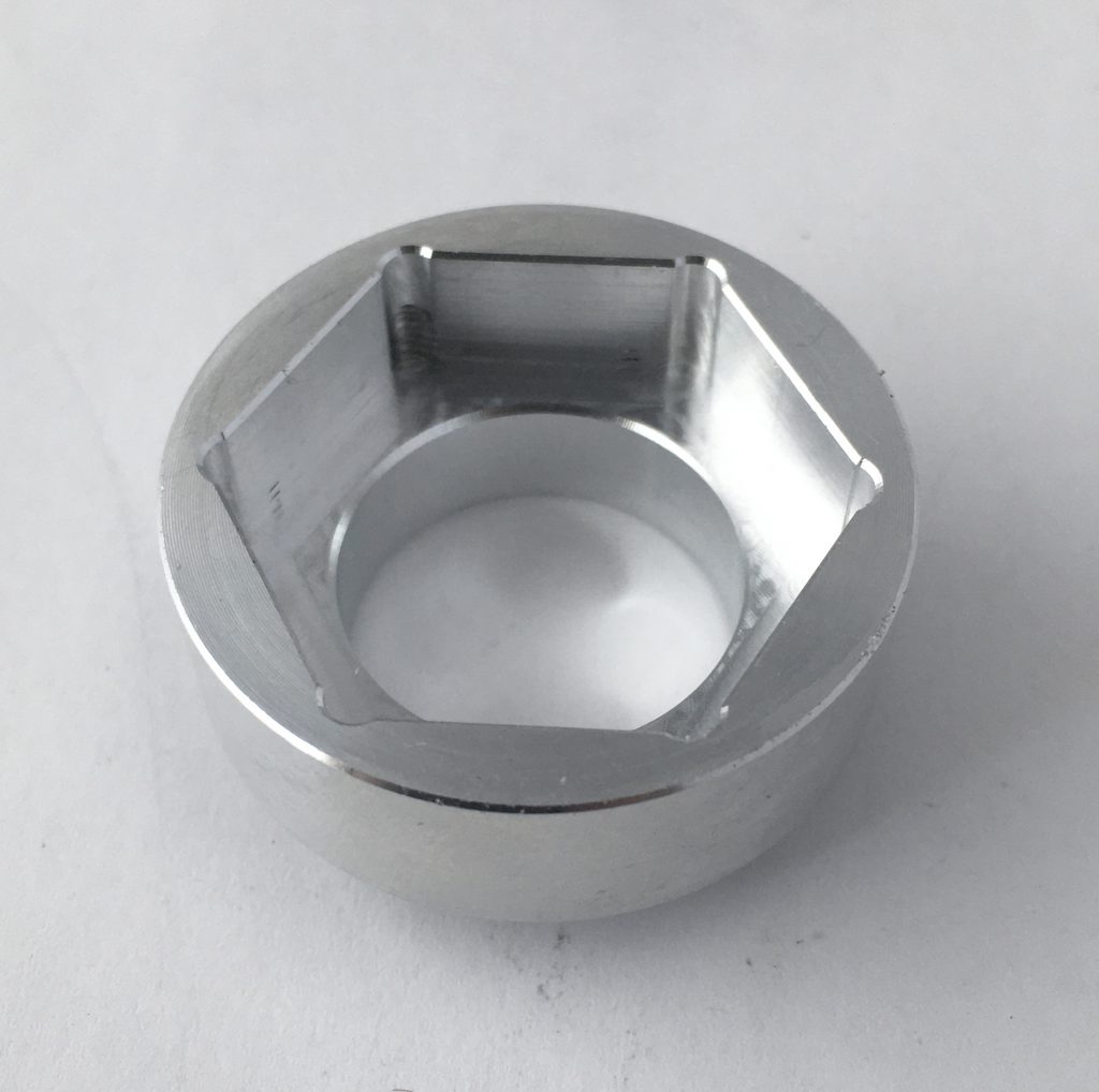 24mm HEX HUB FOR USE WITH 4-40 SCREWS